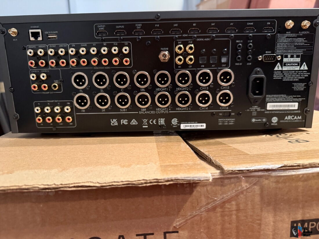 Arcam AV41 16-channel AVP; Dirac Live Bass Control, warranty. UMIK-1 ...