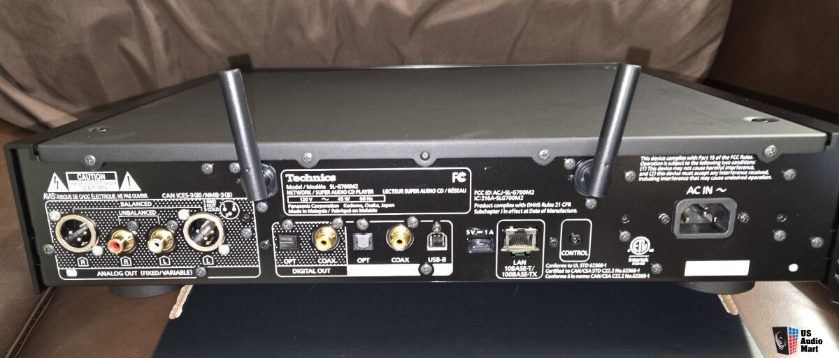Technics SL-G700M2 in black. SACD & DAC Streamer. Includes: Remote ...