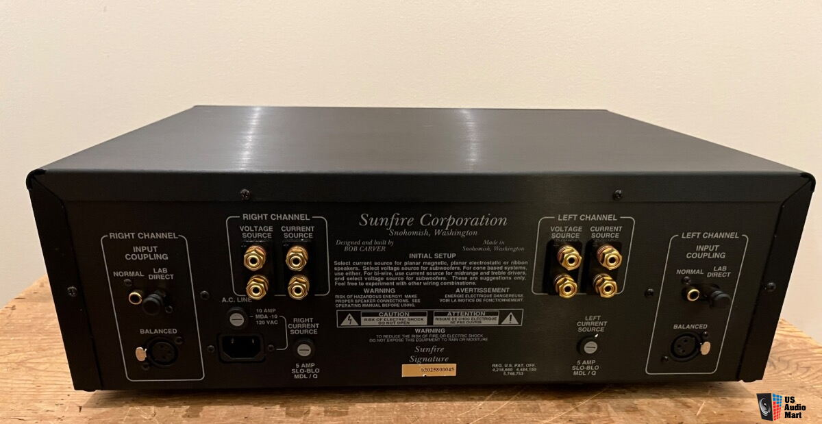Sunfire Series II Signature Power Amplifier Photo #6061874 - US Audio Mart