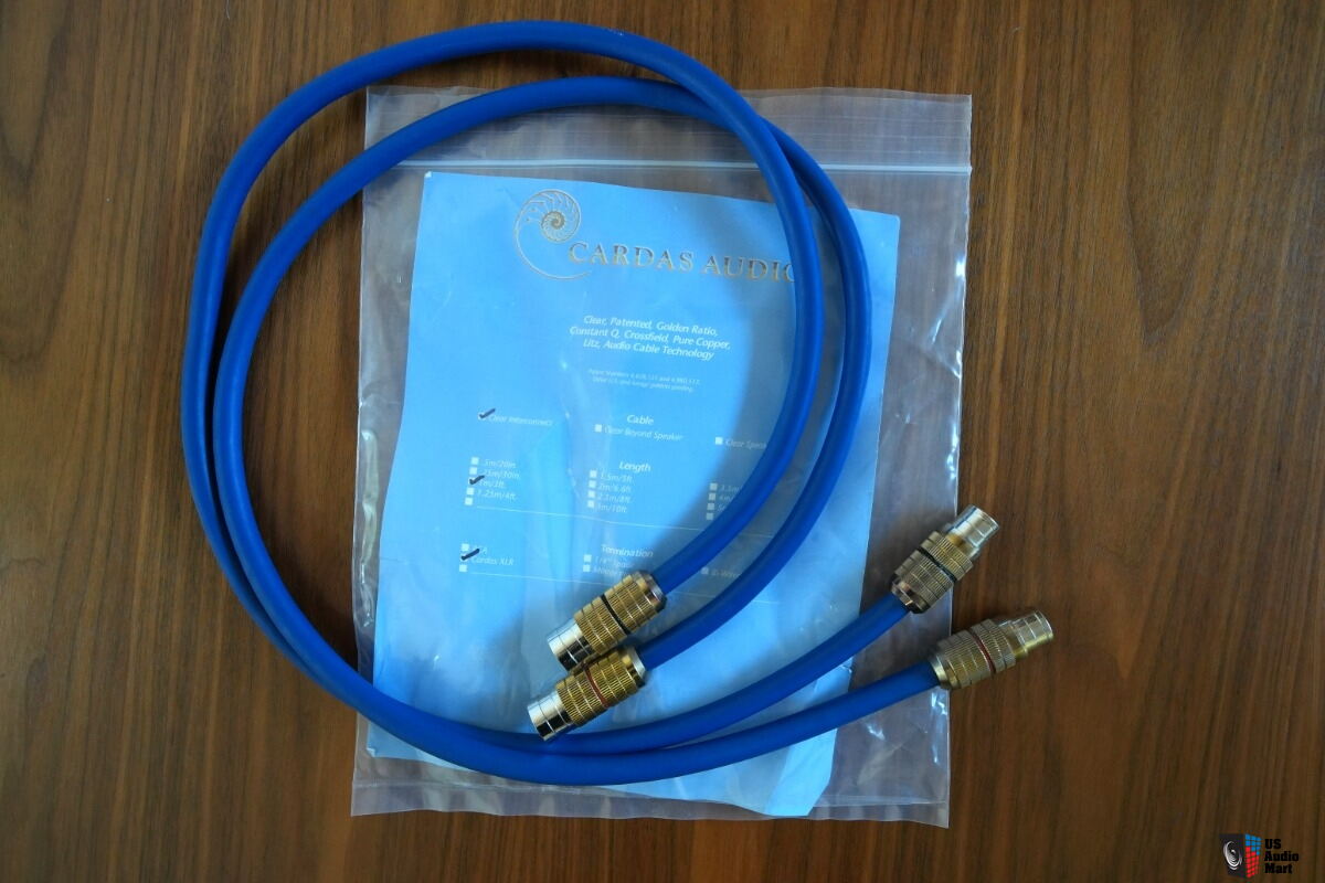 Cardas Clear XLR Interconnects — 1m For Sale - US Audio Mart