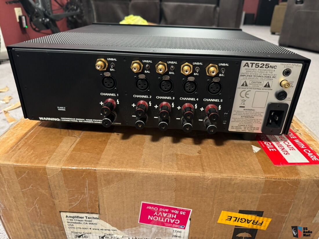 ATI AT525NC 5 channel Amplifier Photo #6063589 - US Audio Mart