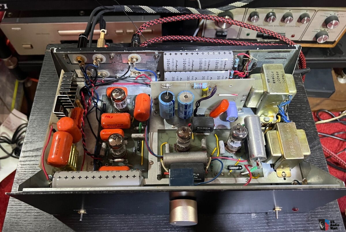 Custom Line stage tube preamplifier with Dynaco transformer, perfect ...