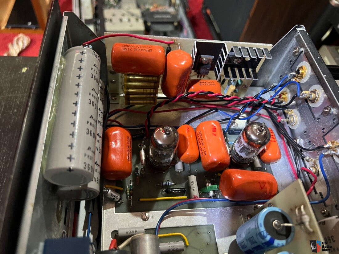 Custom Line stage tube preamplifier with Dynaco transformer, perfect ...