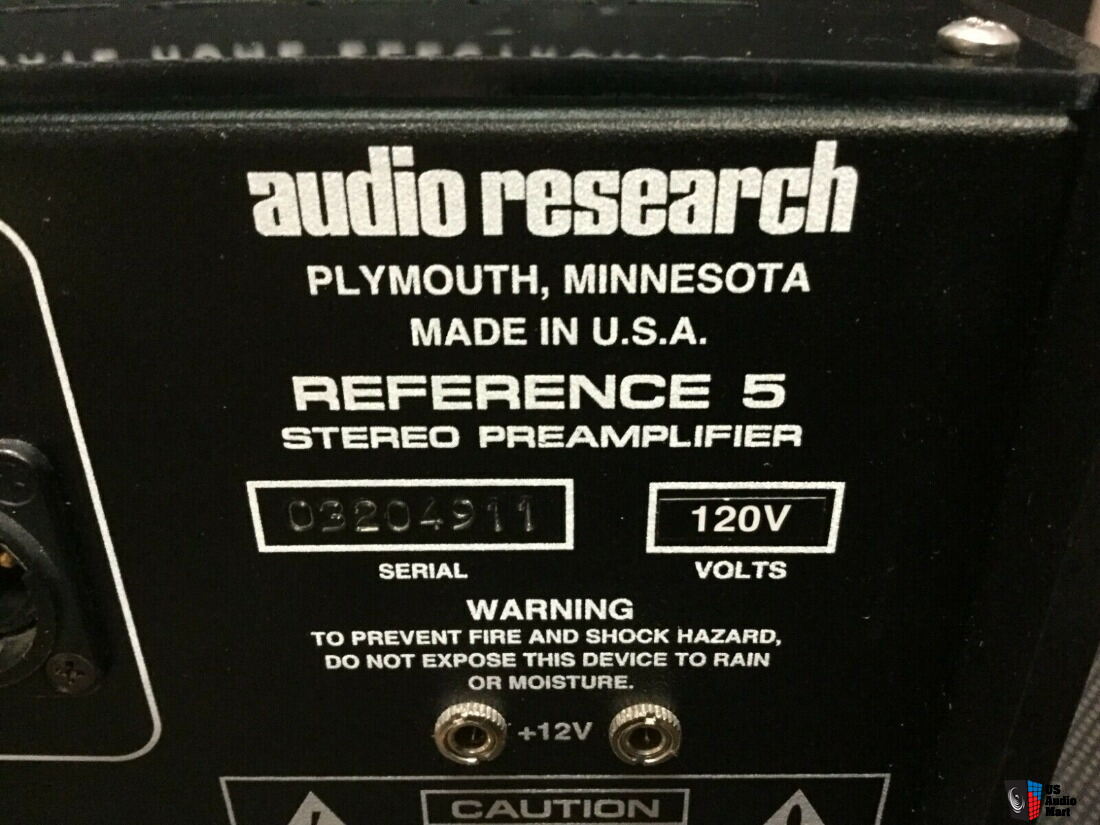 Audio Research Reference 5 SE Preamplifier Photo #6065096 - US Audio Mart
