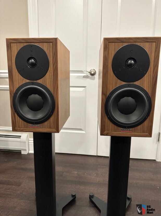 Dynaudio Heritage Special with Dynaudio stands with large rope plate ...