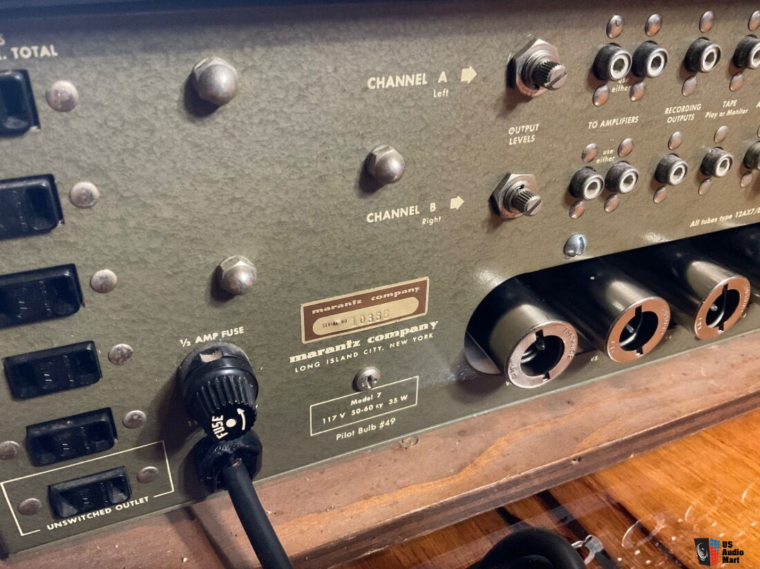 Marantz Model 7 Preamplifier, Just Serviced, Very Limited Use Photo ...