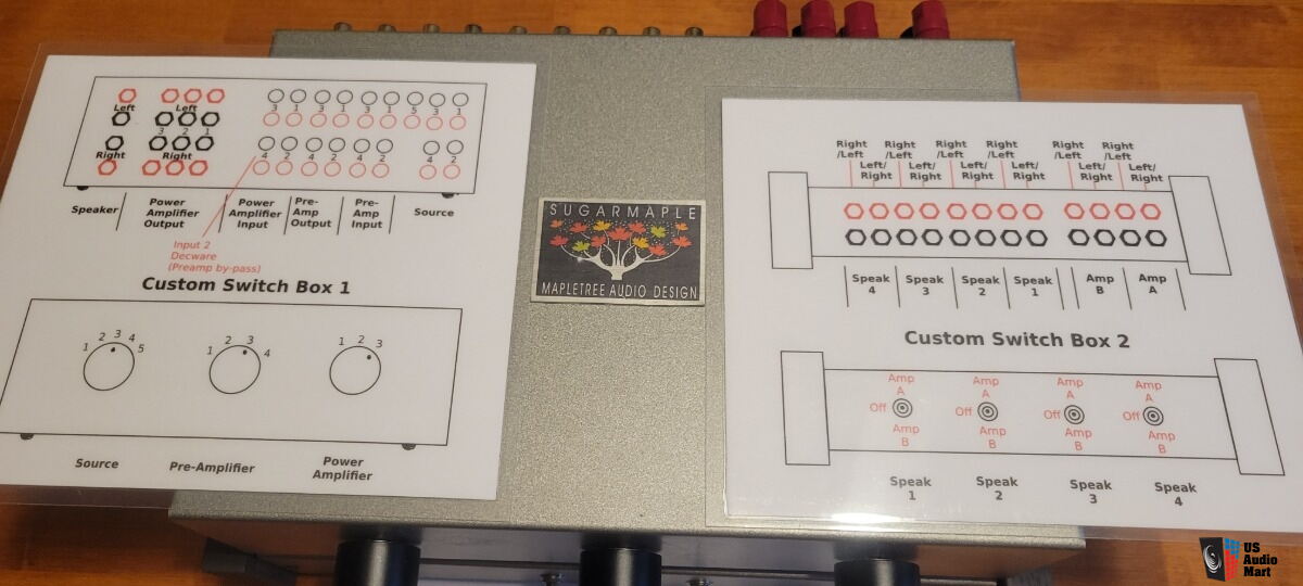 SugerMaple by MapleTree Audio Design, Custom Switch Boxes, Line & Spkr ...
