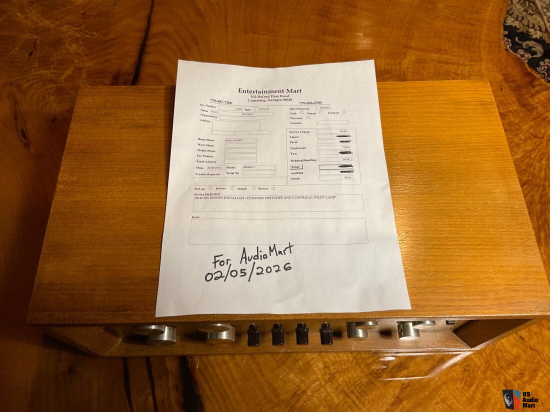 Marantz Model 7 Preamplifier, Just Serviced, Very Limited Use Photo ...