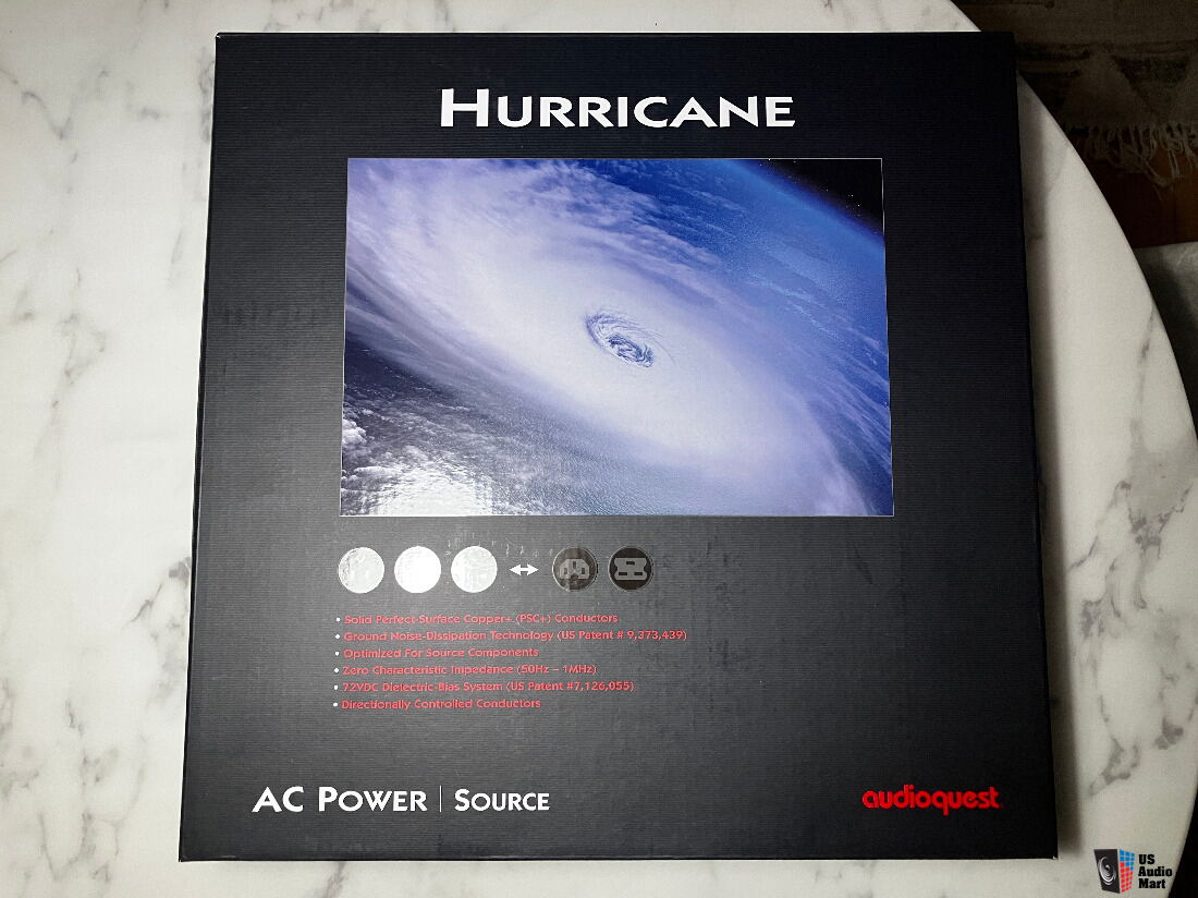 AudioQuest Hurricane Source (Braided) Power Cable 15 amp. 2 meter Photo ...