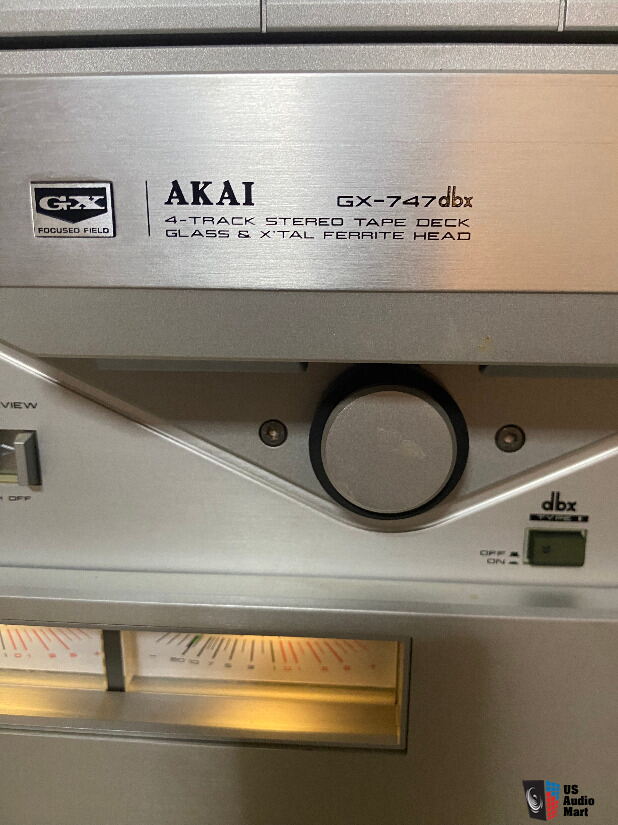 Akai GX-747 dbx reel to reel tape deck Photo #6067596 - US Audio Mart