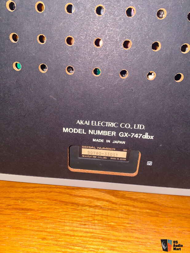 Akai GX-747 dbx reel to reel tape deck Photo #6067601 - US Audio Mart