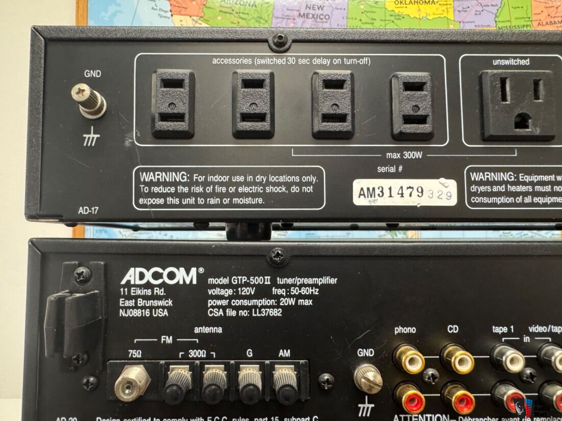 Complete Adcom system: GTP-500 II, GFA-535 II, GCD-575, ACE-515, $1,630 ...