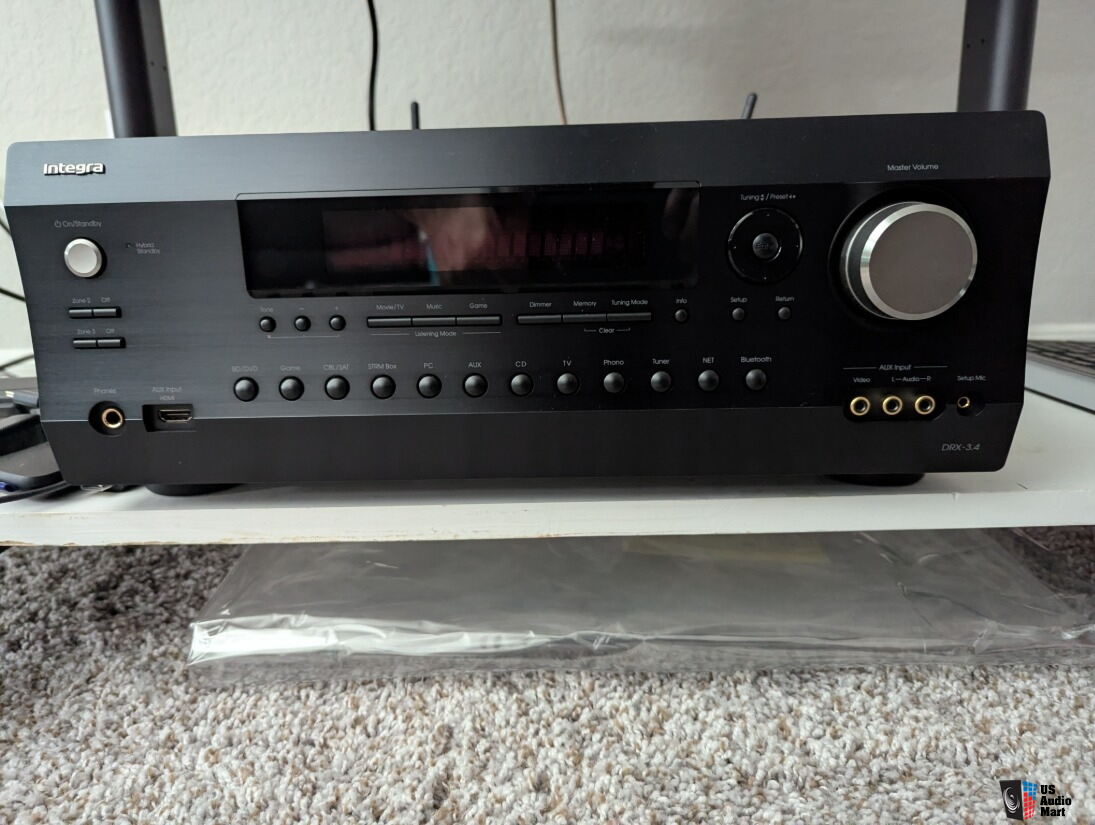Integra DRX 3.4 AVR with Dirac Live license included For Sale - US ...