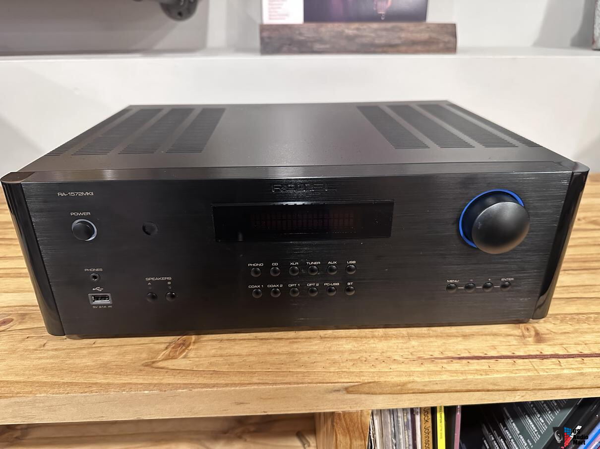 Rotel RA-1572 MKII Black Dealer Ad - US Audio Mart