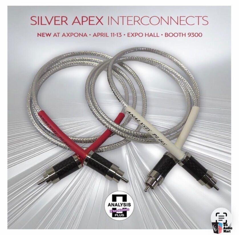 BNIB Analysis Plus Silver Apex Special Edition 1m Interconnects Photo ...