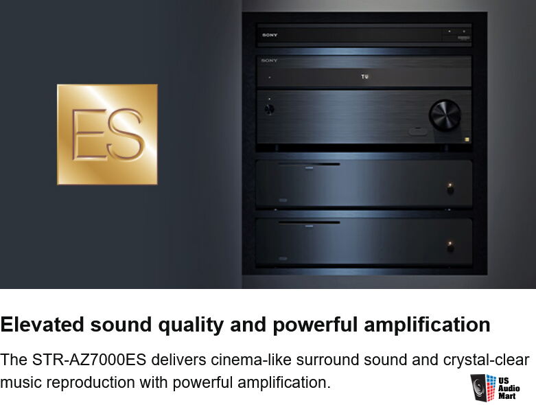 SONY STR-AZ7000ES Premium ES 13.2 CH 8K REFERENCE A/V Receiver Photo ...