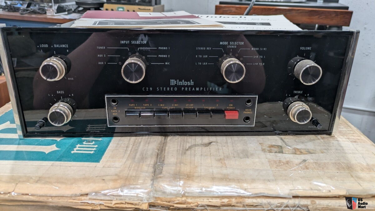 McIntosh C29 Preamplifier W/Original double shipping box and manuals ...