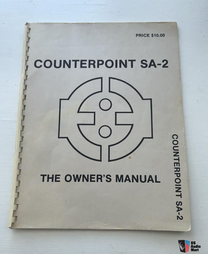 Counterpoint SA-2 Vacuum Tubed Pre-Preamplifier ("Head Amp") Photo ...