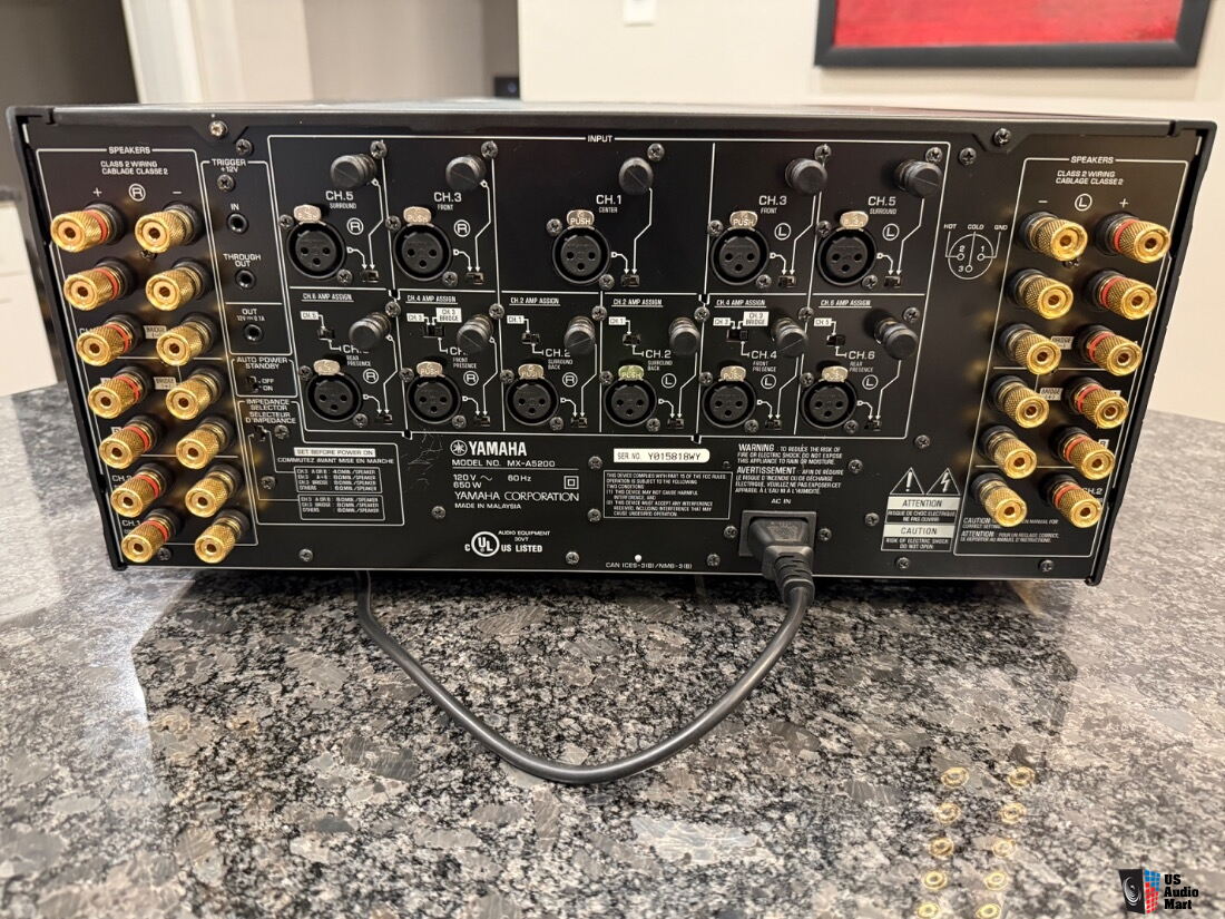 Yamaha MX-A5200 home theater amplifier. 11 channels, 150W Photo ...