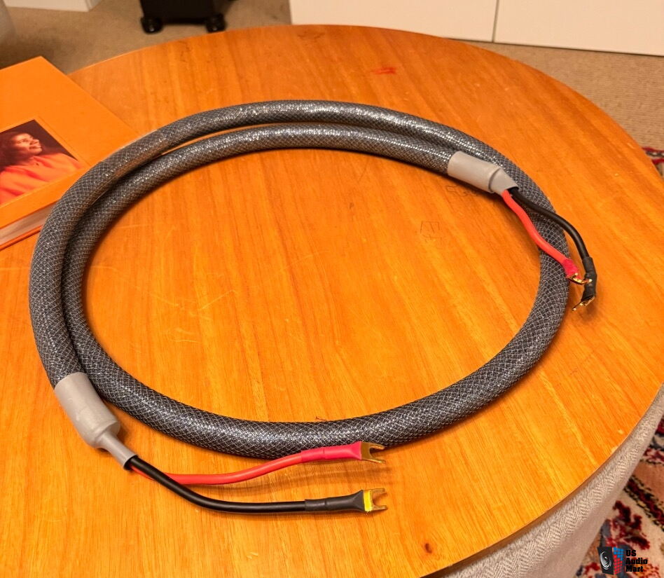 Acoustic Zen Absolute Zero Crystal Silver Speaker Cables; 8ft Pair For ...