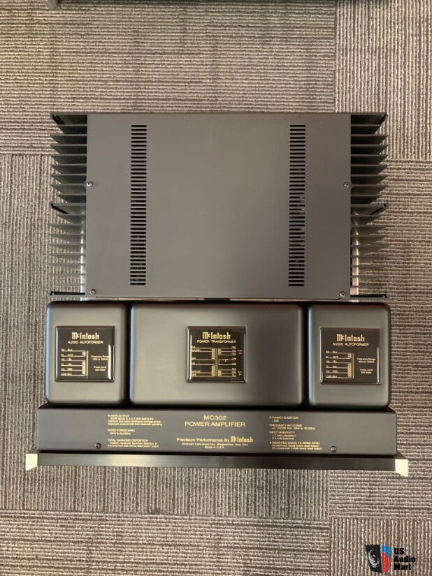 McIntosh MC302 Power Amplifier Photo #6077165 - US Audio Mart