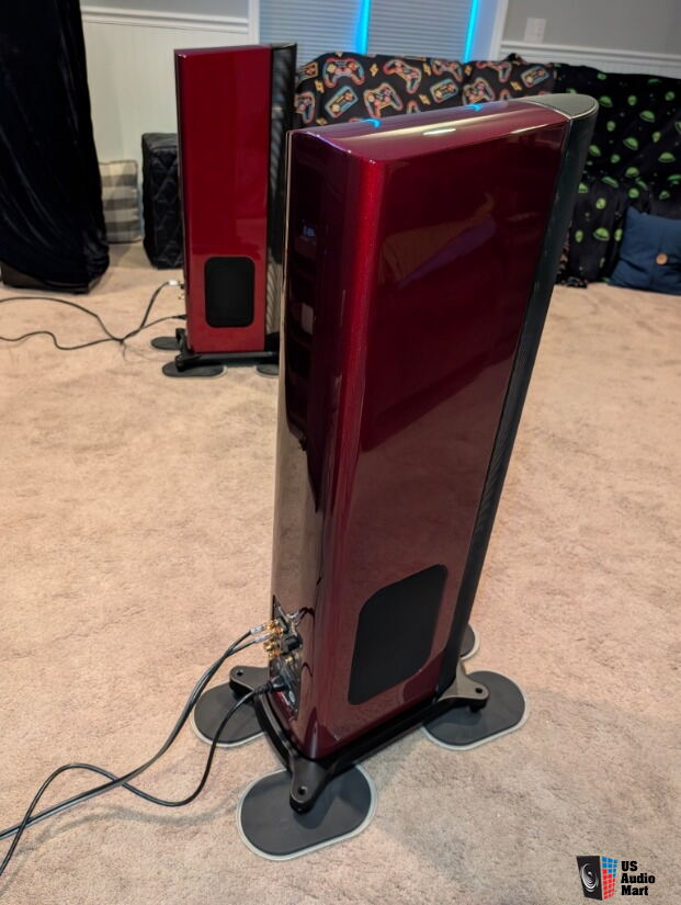 GoldenEar T44 Mini Towers - Mint in Premium Santa Barbara Red Photo ...