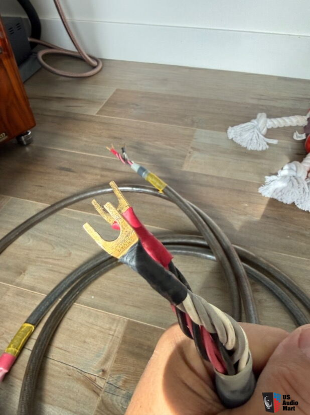 Straight Wire Black Silc speaker cables For sale or trade Photo ...