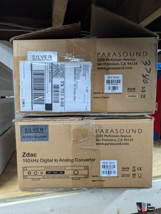 Parasound Zcd V.1 and MP3 Player in Silver Photo #6079764 - US Audio Mart