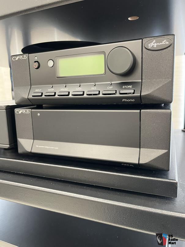 Cyrus Phono Signature Phono Stage with PSX-R2 External Power Supply ...