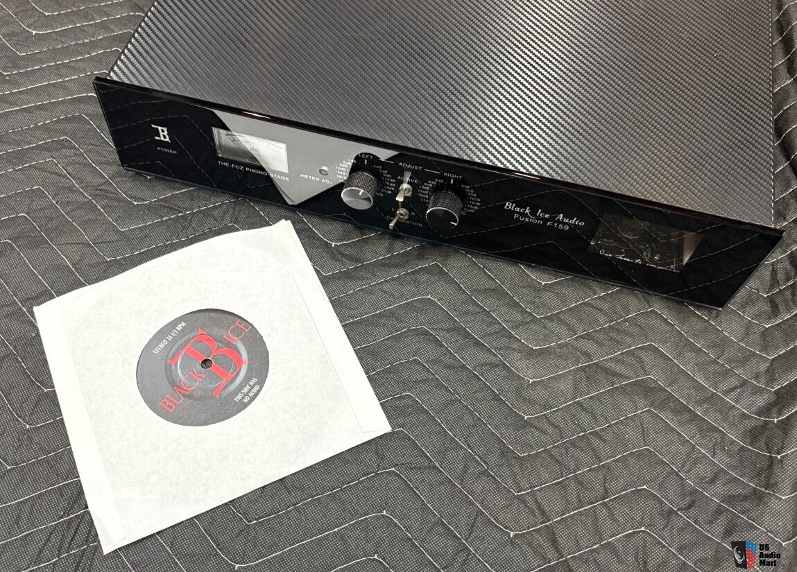 Black Ice F159 Tube MM/MC Phono pre-amplifier with 1968 Phillips SQ O ...