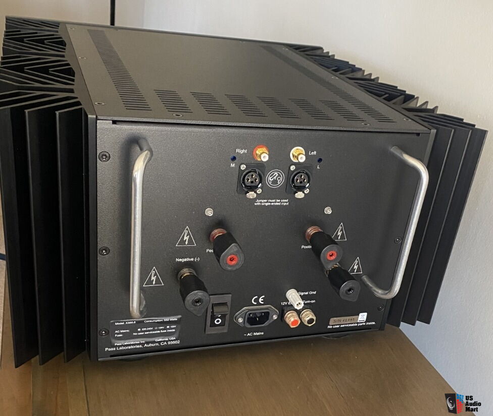 Pass Labs X350.8 power amplifier in BLACK Photo #6081025 - US Audio Mart