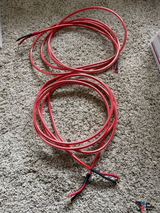 priced for quick sale** Straight wire encore 2 speaker cables 3 meters ...