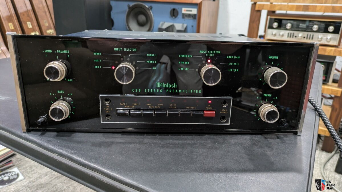 McIntosh C29 Preamplifier W/Original double shipping box and manuals ...
