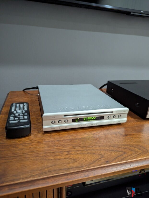 Parasound Zcd V.1 and MP3 Player in Silver For Sale - US Audio Mart