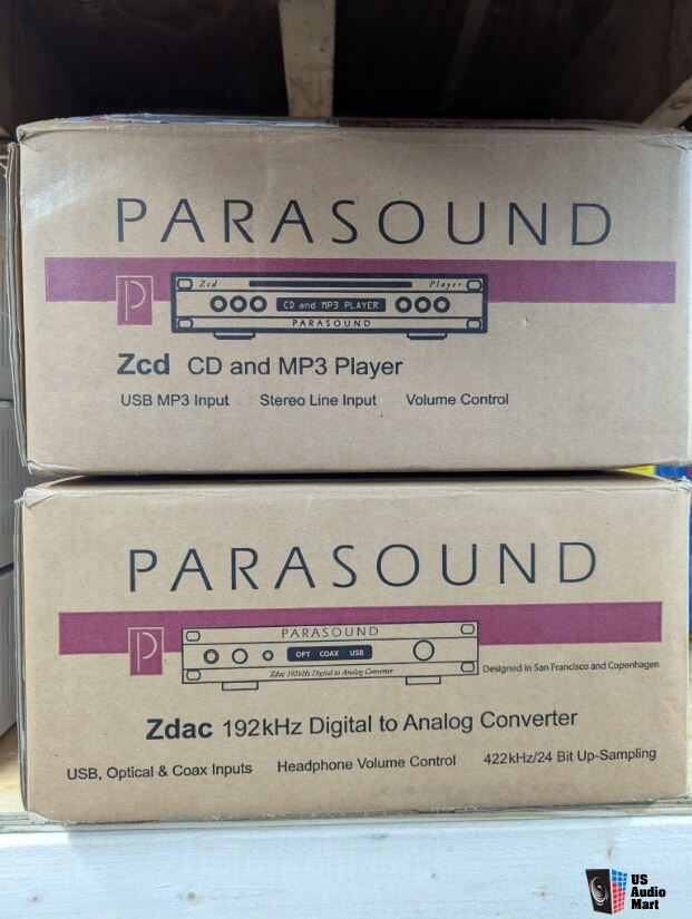 Parasound Zcd V.1 and MP3 Player in Silver Photo #6083481 - US Audio Mart