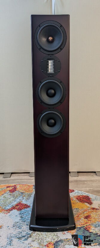 Ascend Acoustics ELX towers in Satin Cherry with RAAL tweeters Photo ...