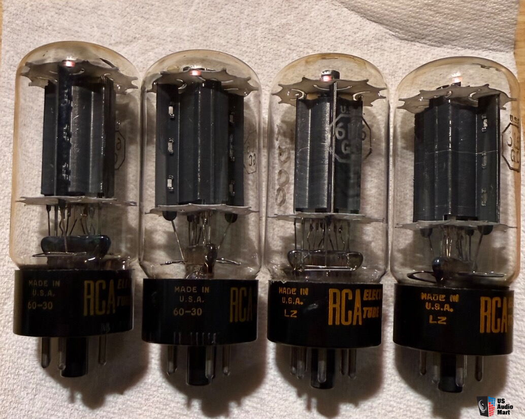 RCA 6L6GC Black Plate Quad '60 Tubes Photo #6085888 - US Audio Mart