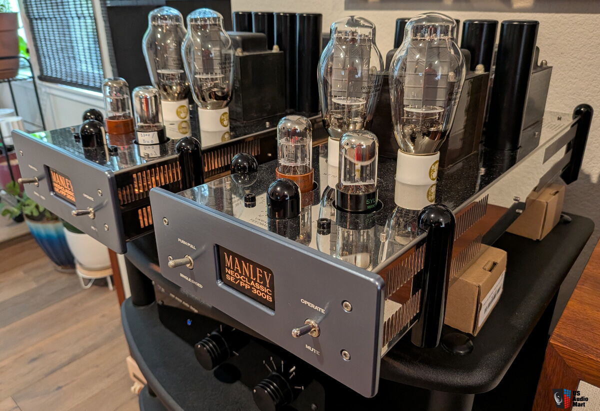 Manley Neo-Classic SE/PP 300B monoblocks; Refurbished by Manley Labs ...