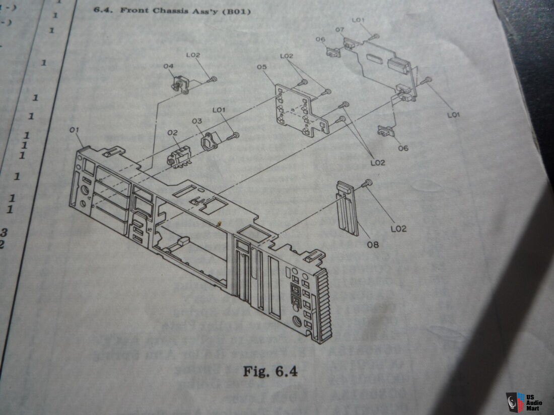 Nakamichi BX-300 3head cassette INNER FRONT PANEL NEW! Photo #6088249 ...