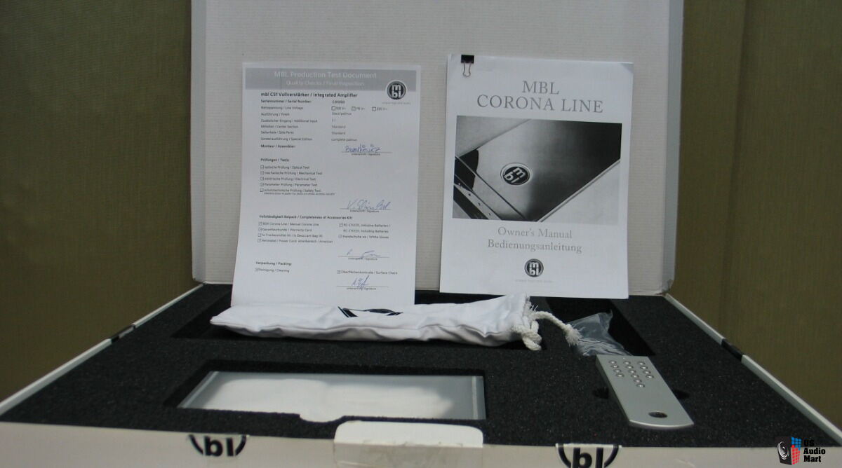 MBL Corona Line C51 Integrated Amplifier ( Original Box, Remote, and ...