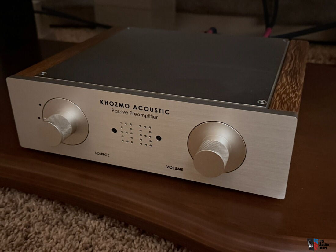 Khozmo Acoustic Passive Preamplifier - Z-Foil - active stage - input ...
