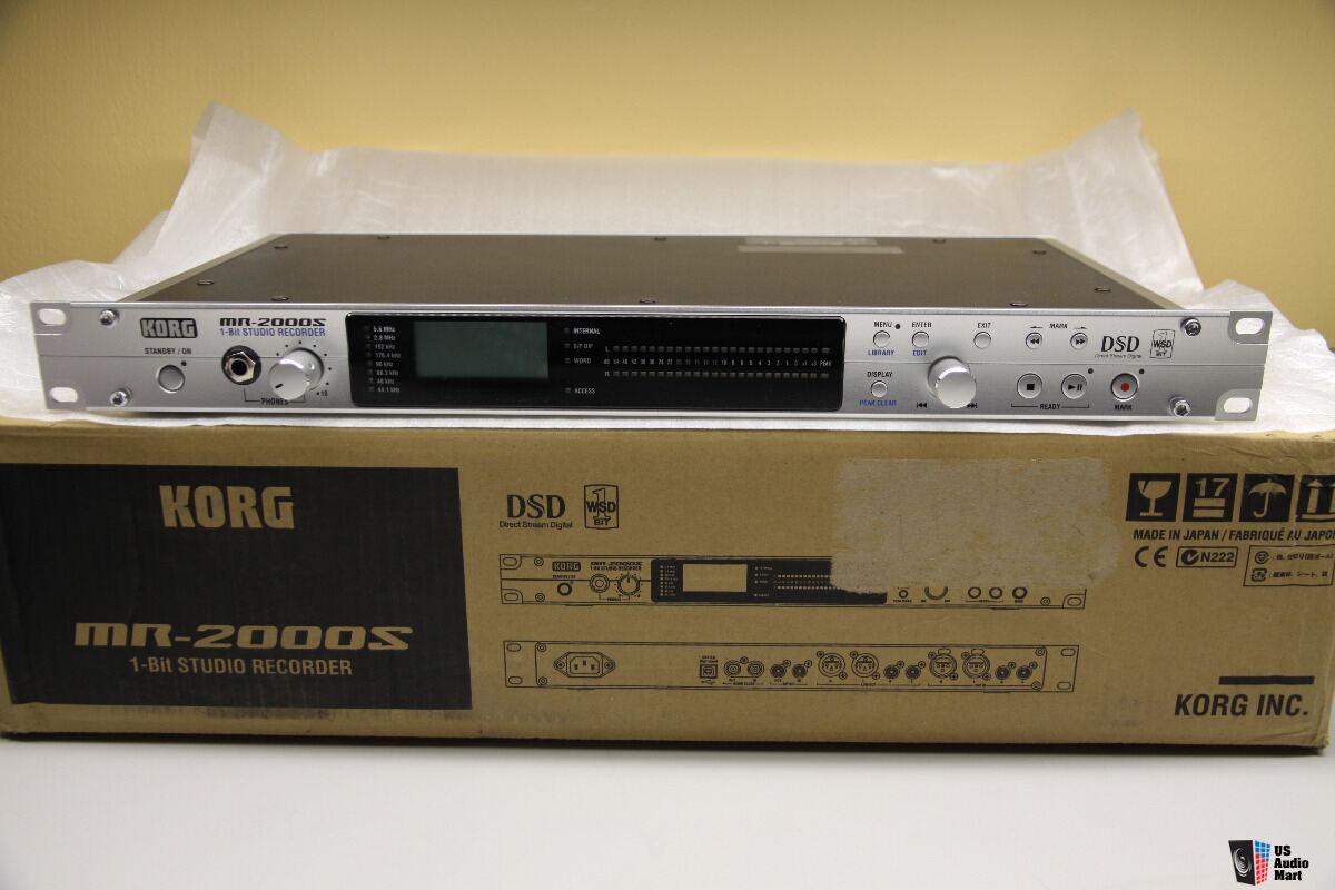 KORG MR-2000S DSD & PCM Studio Recorder High-Resolution Audio For Sale ...