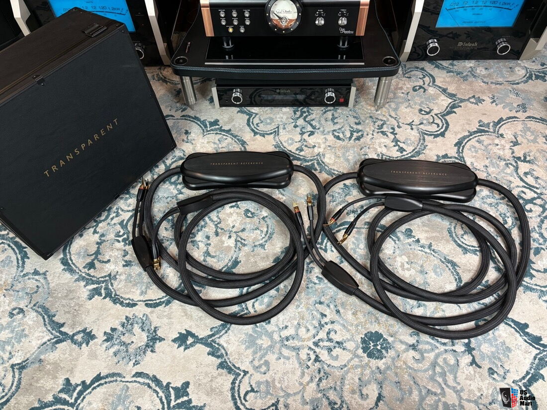 Transparent Reference Speaker Cable G5 Hi-Z 15' - PAIR For Sale - US ...