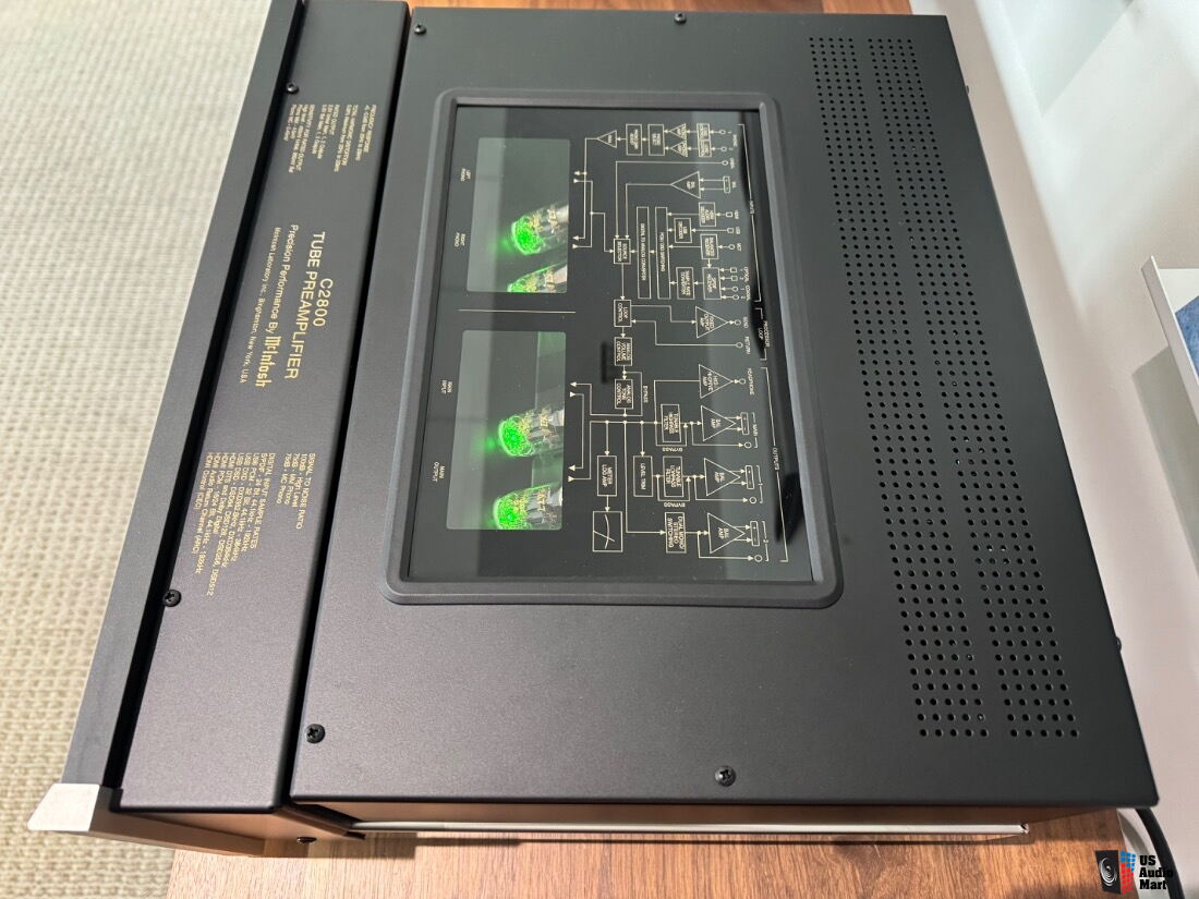 Exquisite McIntosh C2800 tube preamp, magical sound, tech wonder ...