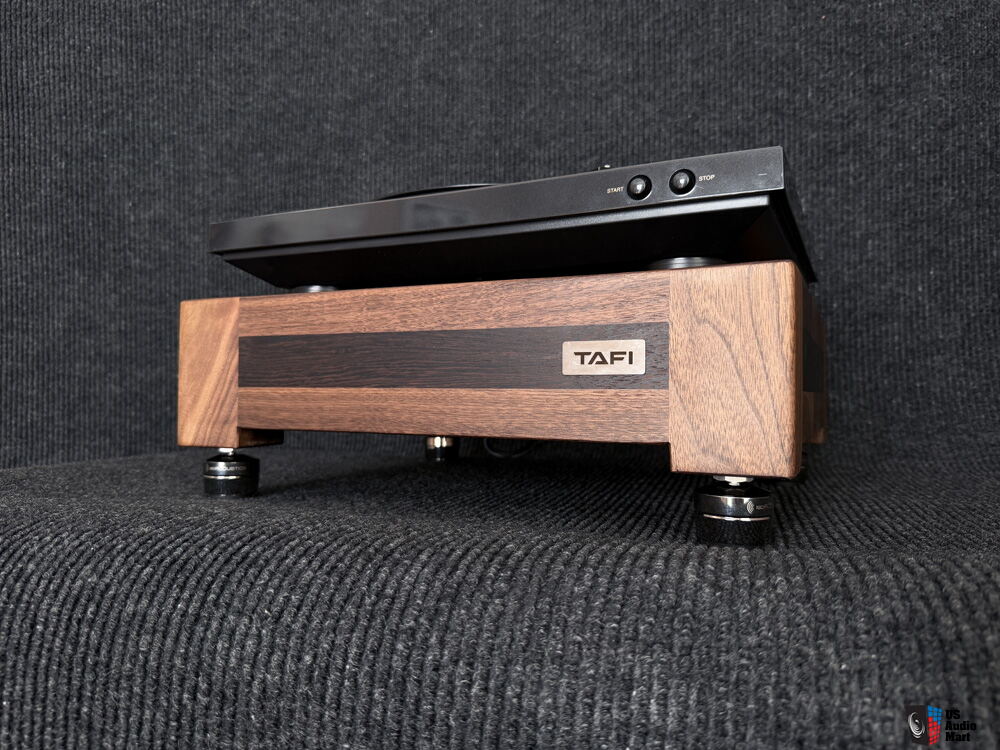TAFI DENALI BURGER XL Audiophile Isolation Platform Walnut, 18 x 15 x 4 ...