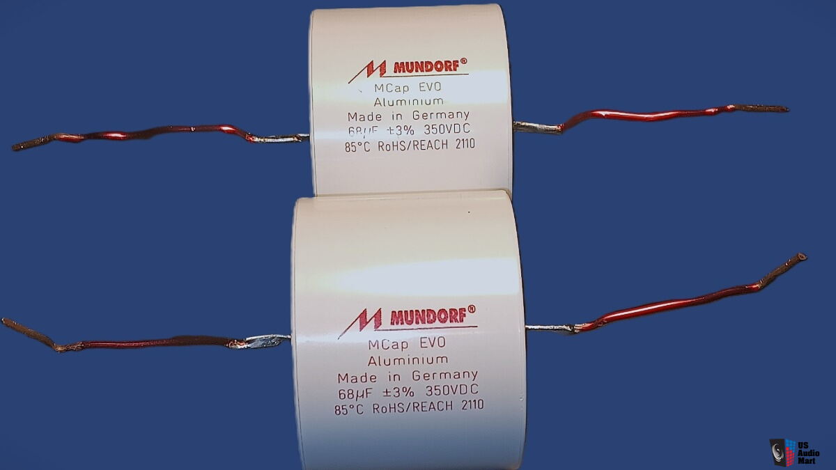Crossover Capacitors - Mundorf MCap EVO 68uF For Sale - US Audio Mart