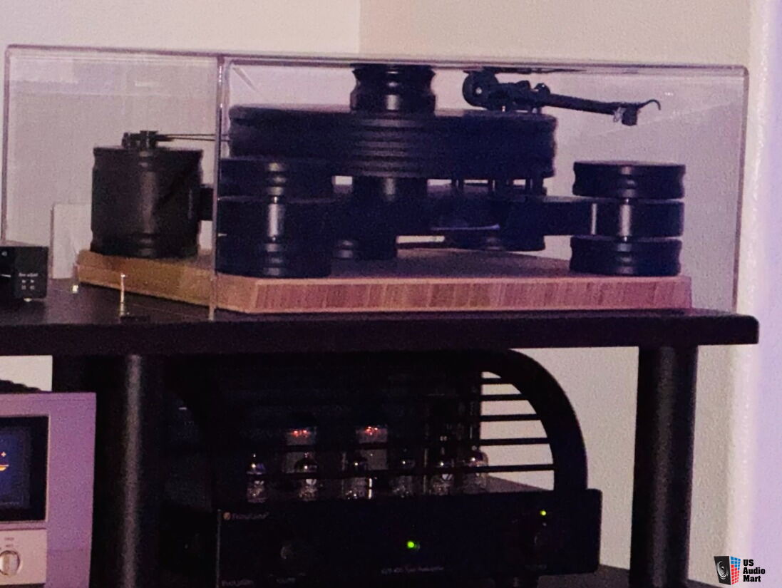 Transrotor Dark Star w/Rega RB330/Konstant Studio PSU/Dust Cover/Rega ...