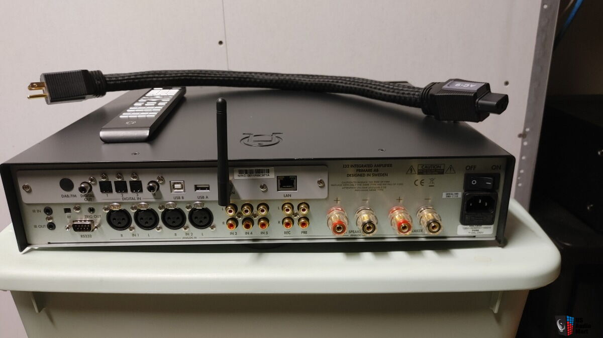 Primare I32 Integrated Stereo Amplifier w/MM30 DAC and Pangea AC-9 For ...
