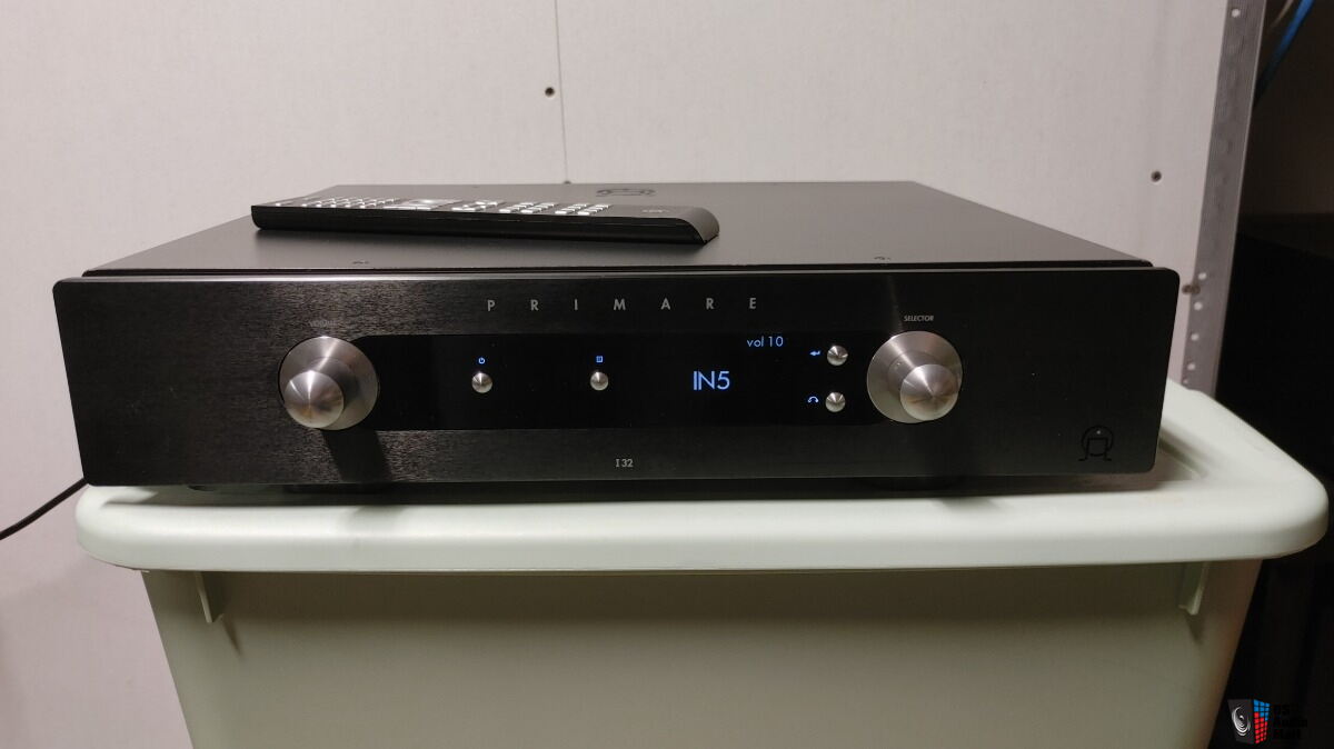 Primare I32 Integrated Stereo Amplifier w/MM30 DAC and Pangea AC-9 ...