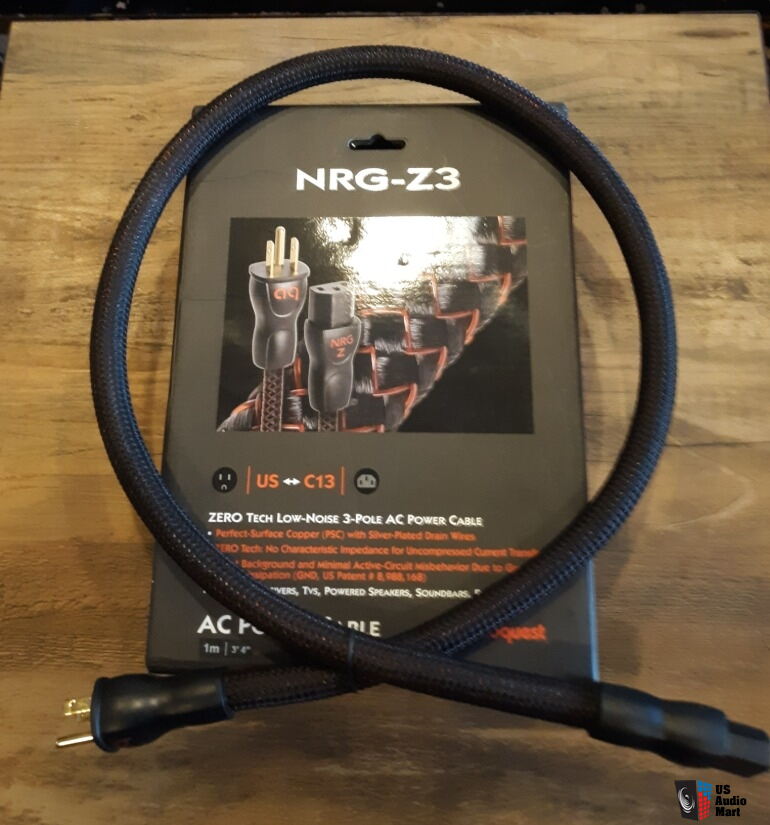 1M AudioQuest NRG Z3 Power Cable Photo #6106046 - US Audio Mart